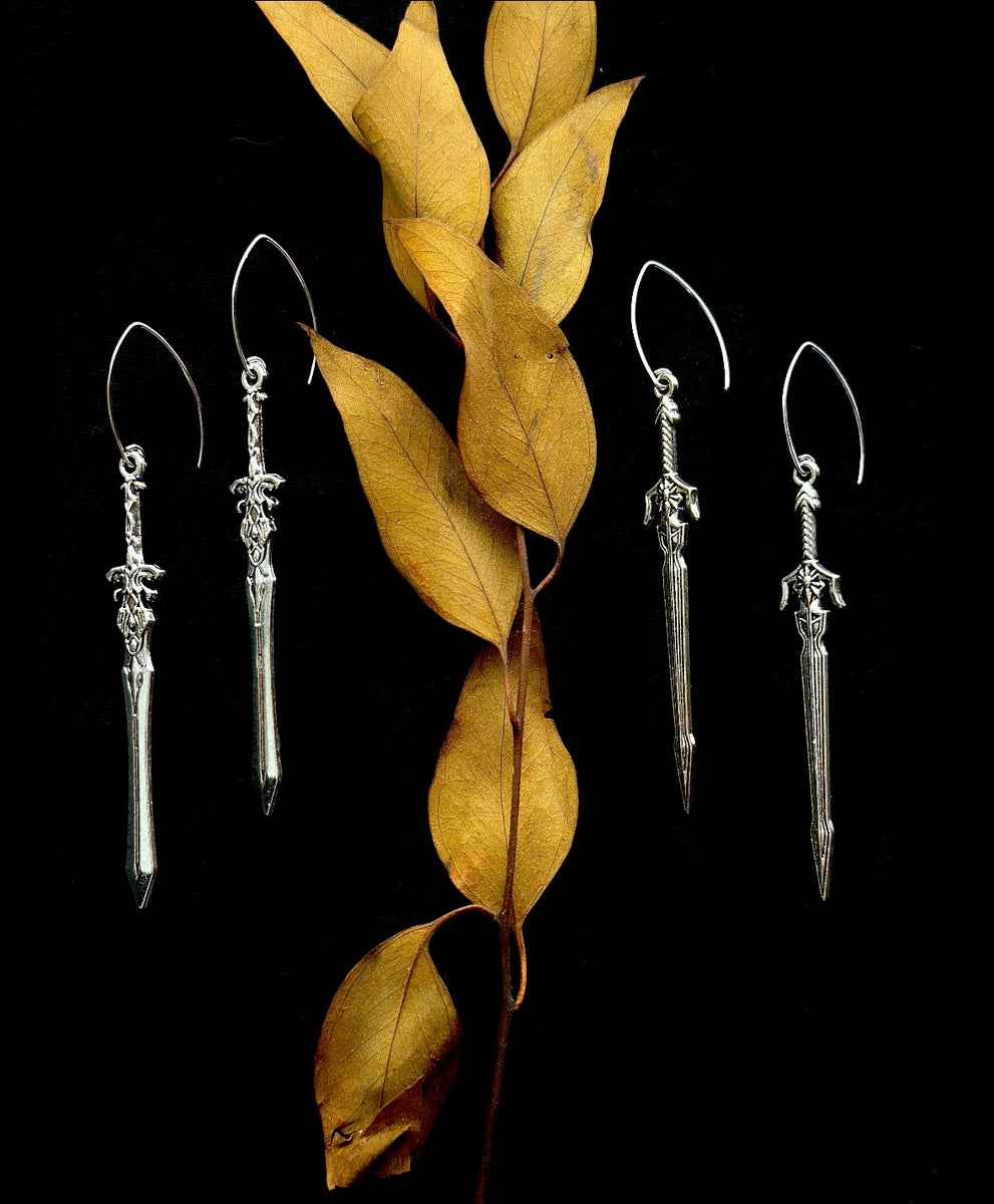 Metals - Sword Earrings – Olive Alchemy